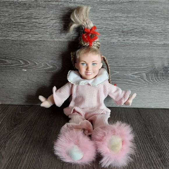 Dr. Seuss | Toys | Drseuss Grinch Christmas Cindy Lou Who Doll Spinning ...